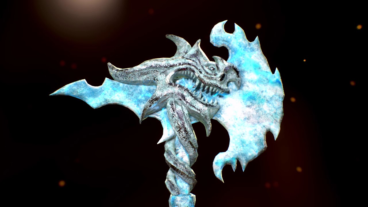 Sub Zero - Axe of Bitter Cold Death (3D Model) - YouTube