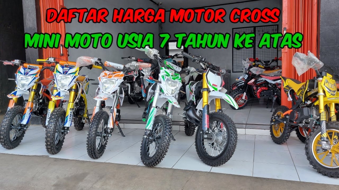 DAFTAR HARGA MOTOR MINI AGUSTUS 2023 - YouTube