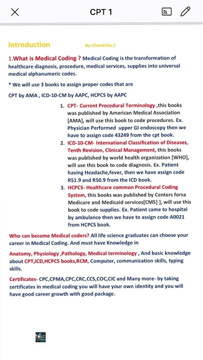 Short Note on Medical coding| Beginners guide| #shorts #medicalcoding # ...