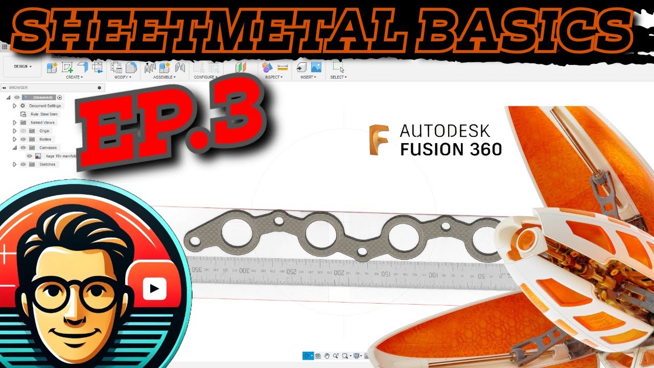 Transforming Images into Sheet Metal Models: Fusion 360 Sheet Metal ...