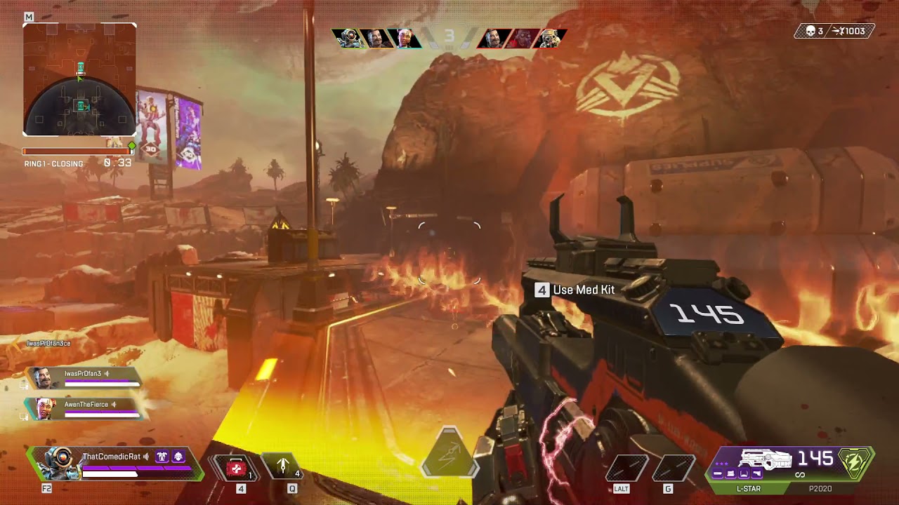 Apex Legends - Nice 115 beam with round win - YouTube