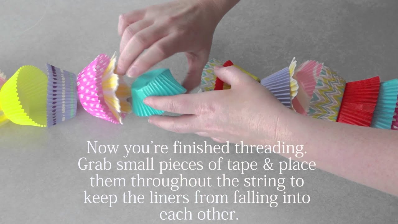 Cupcake Liner Tutorial by Design Loves Detail - YouTube