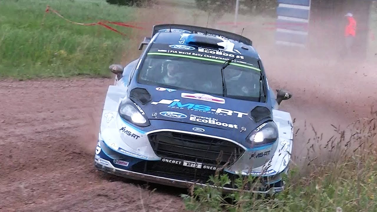 WRC Rally Poland 2017 flat out, high speed drifts&show - YouTube