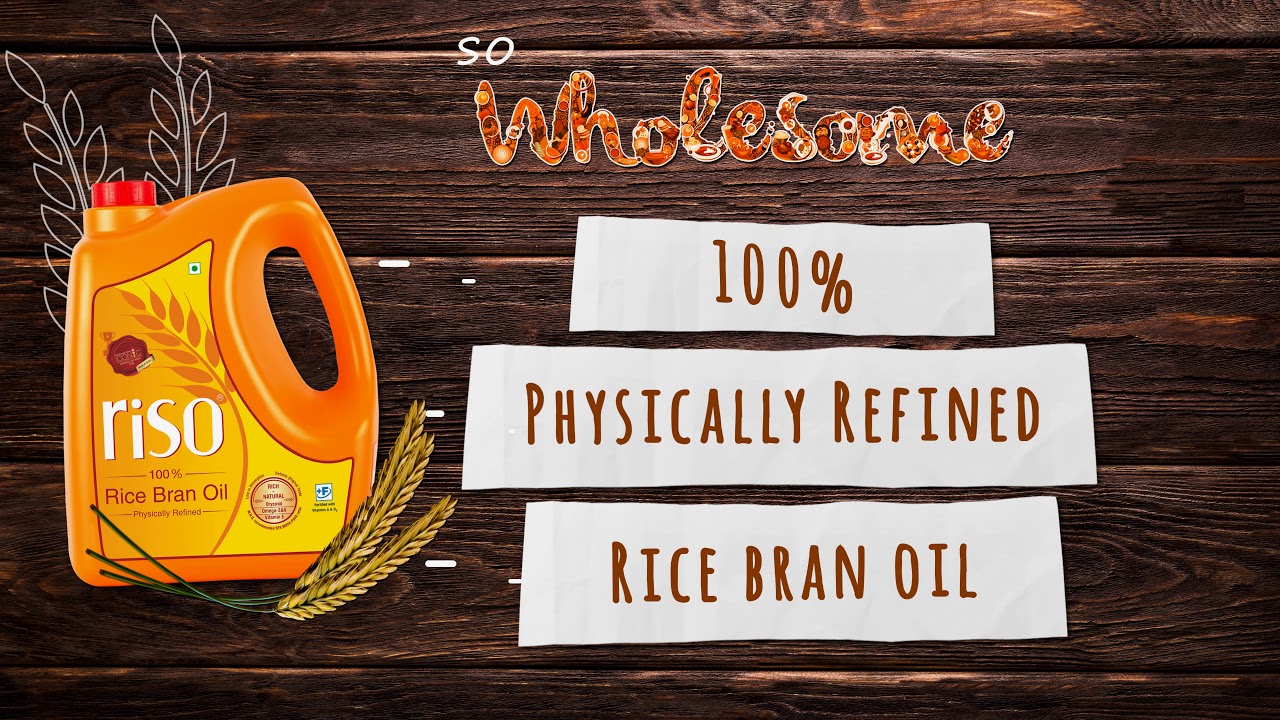 Riso Rice Bran OIl - So Wholesome - YouTube