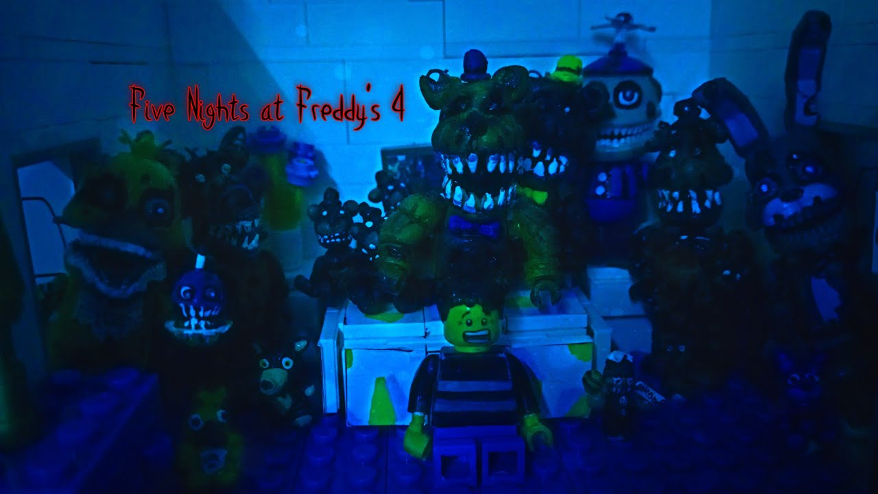 Lego FNaF 4 | Лего Пять Ночей у Фредди 4 | Stop Motion - YouTube