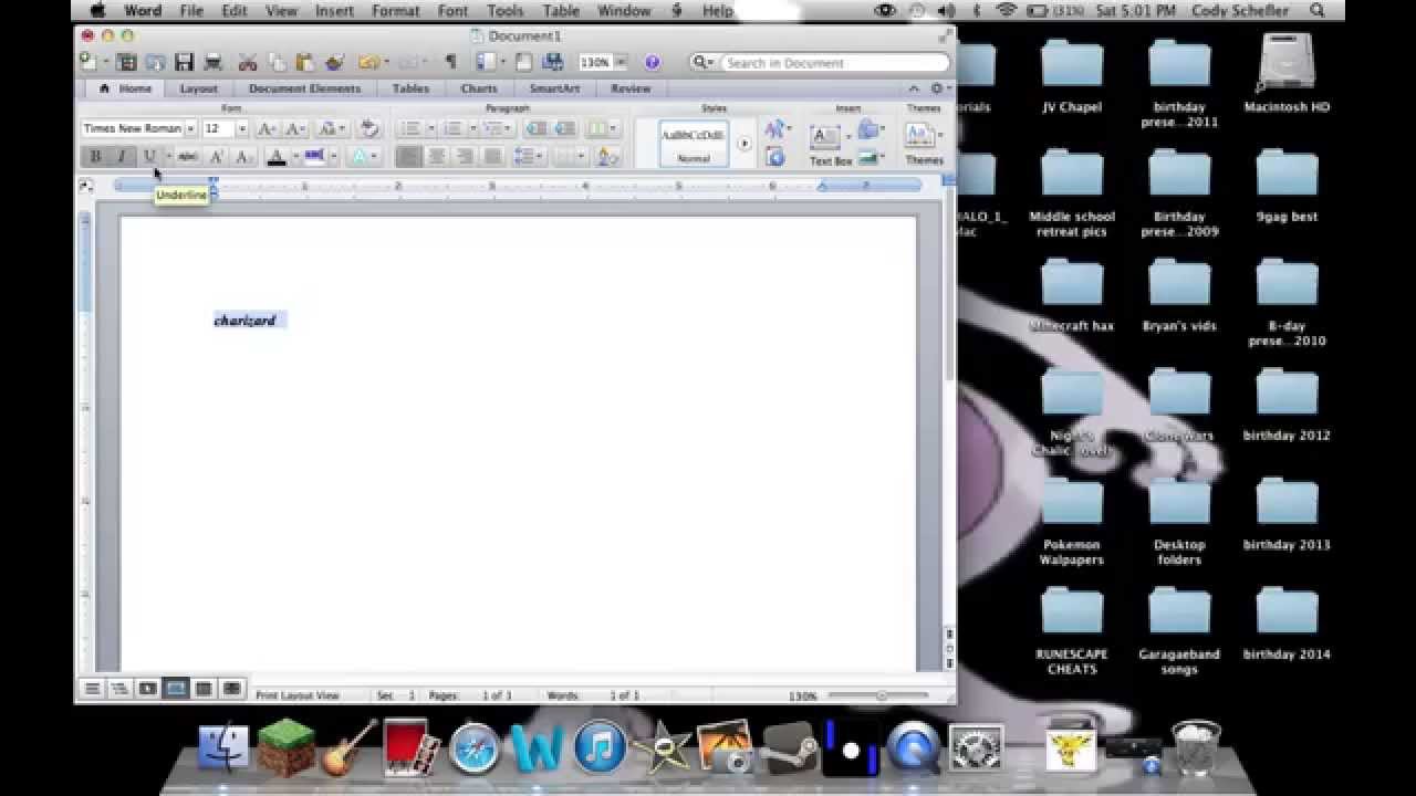 MICROSOFT WORDS TUTORIAL - YouTube