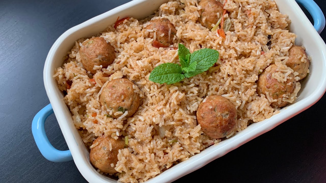 Kofta Pulao Recipe || Kofta Biryani Recipe || How to make Kofta Pulao ...