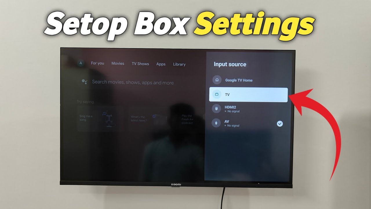 Redmi Fire TV Setup Box Setting | How To Make Setup Box as Default ...
