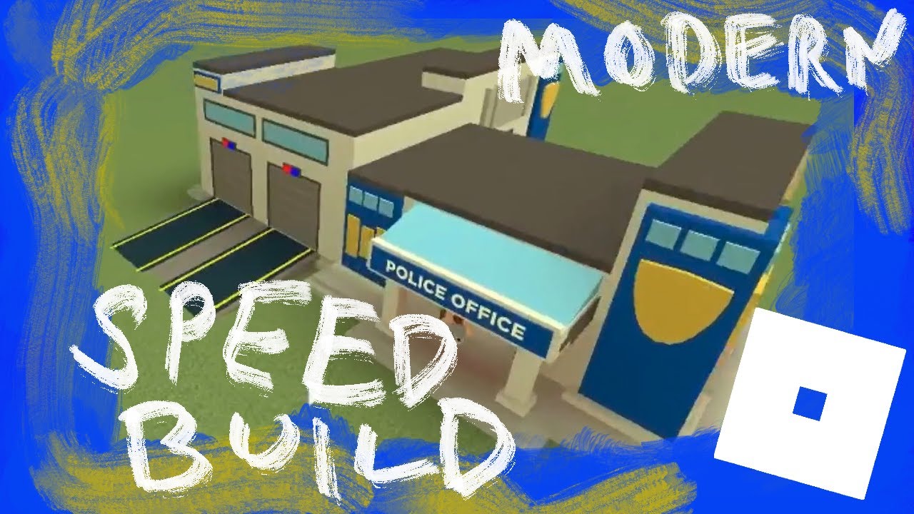 👮 PRO Speed Build [Police Station] Roblox Studio - YouTube
