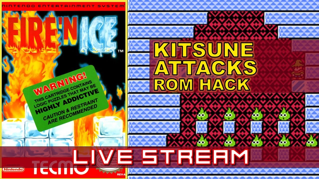 Kitsune Attacks! | Fire 'n Ice ROM Hack Live Stream [#2] - YouTube