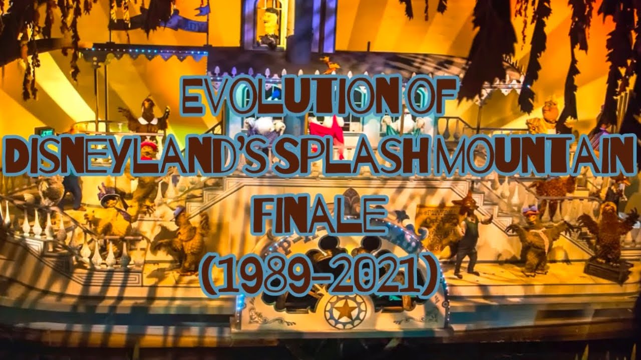 The evolution of Disneyland’s Splash Mountain finale (1989-2020) - YouTube