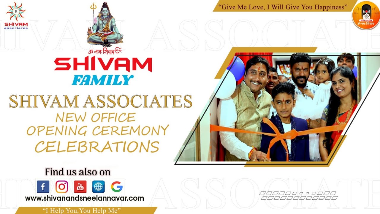 SHIVAM ASSOCIATES NEW OFFICE OPENING CEREMONY CELEBRATIONS - YouTube