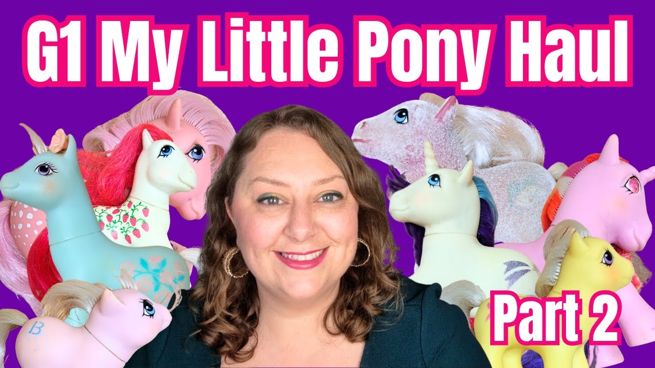 30. Part 2 - Thrift Store G1 My Little Pony Find - A Big Bag of Ponies ...