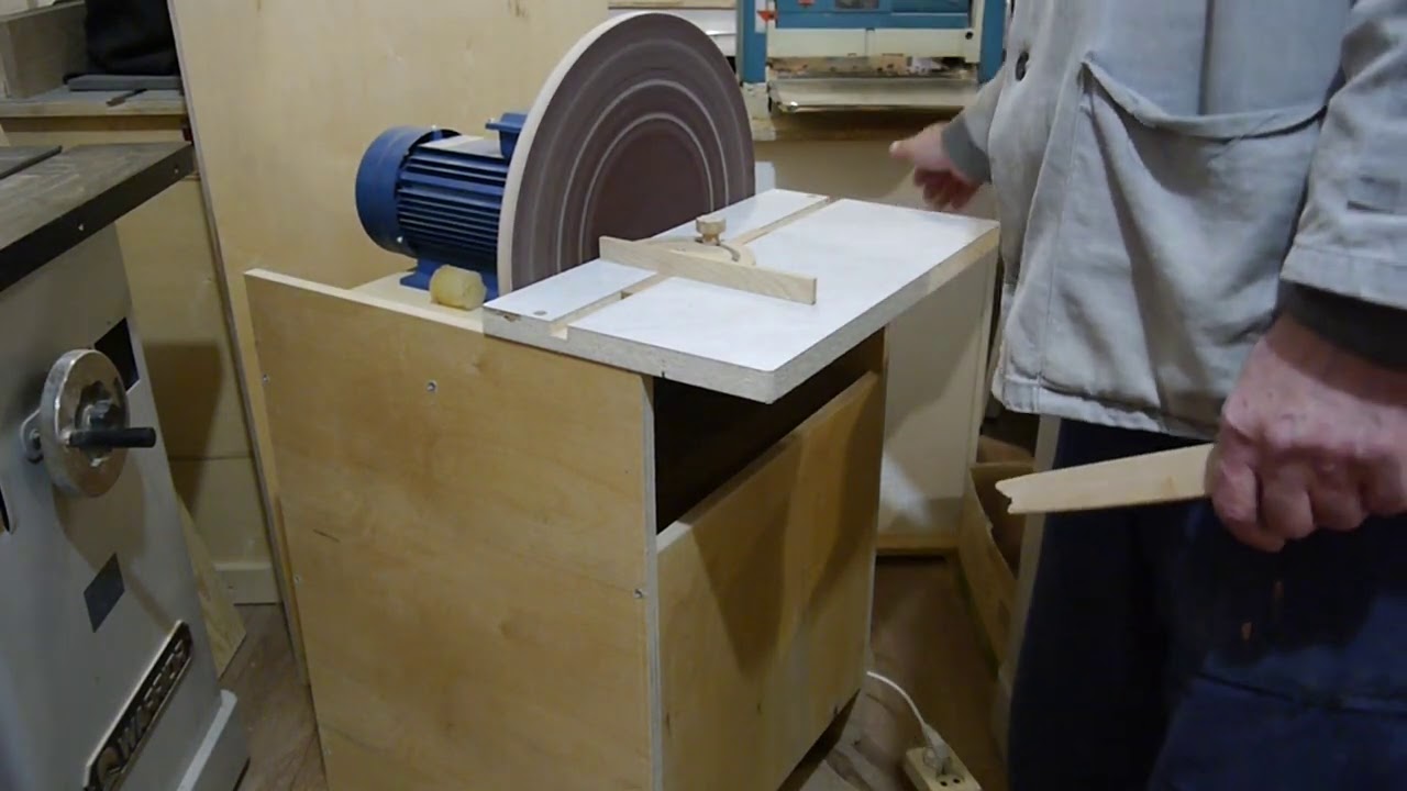 Еще один шлифовальный станок. Homemade large grinding machine. - YouTube