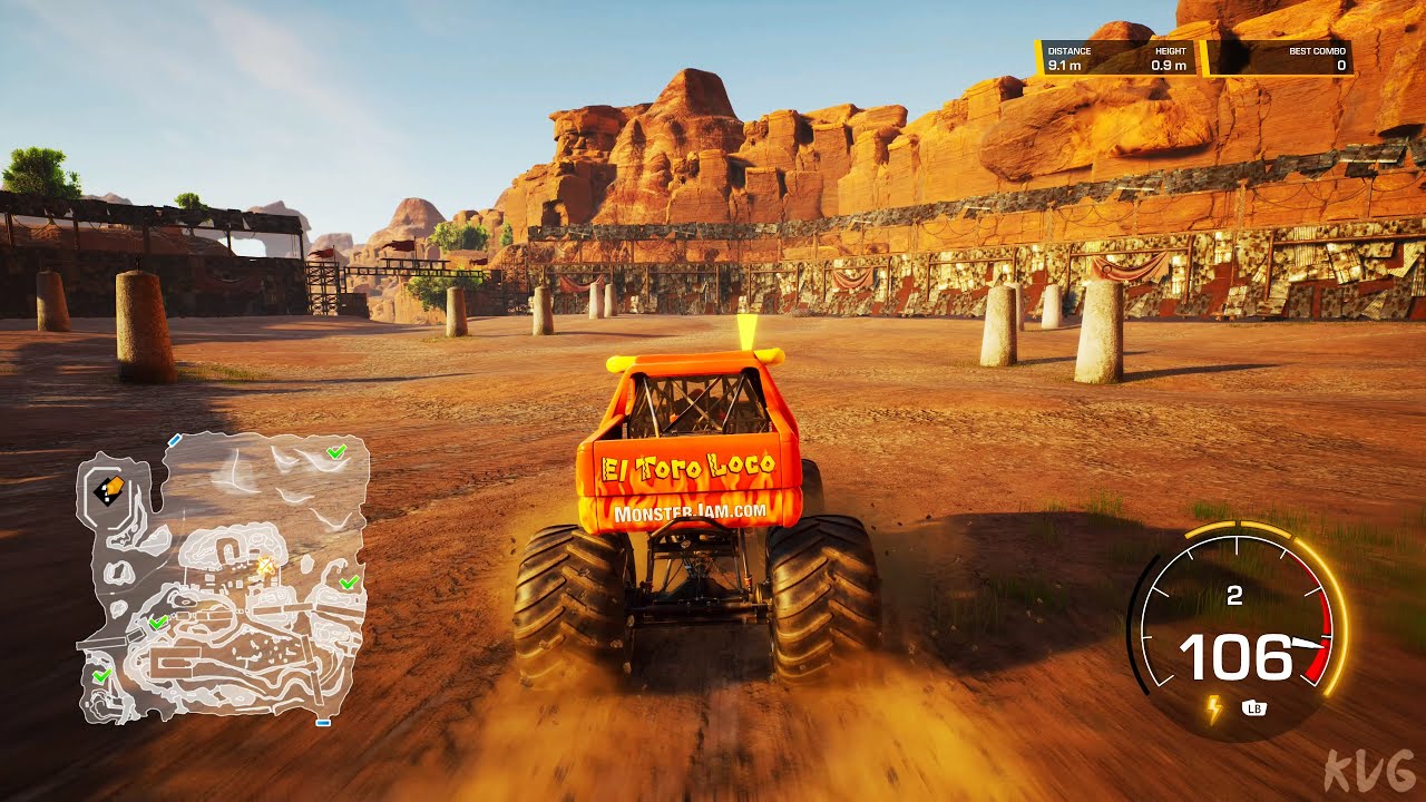 Monster Jam Steel Titans 2 - El Toro Loco - Open World Free Roam ...