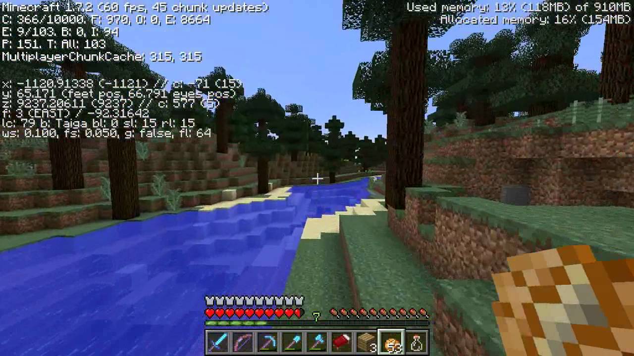 MineSanity - Azrael Explores New Chunks and Crashes a Shite Ton - YouTube