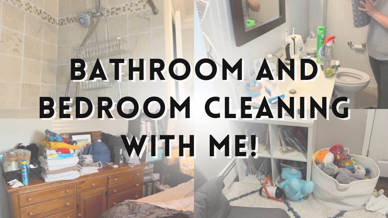 CLEAN WITH ME Bathroom and Bedroom cleaning - YouTube