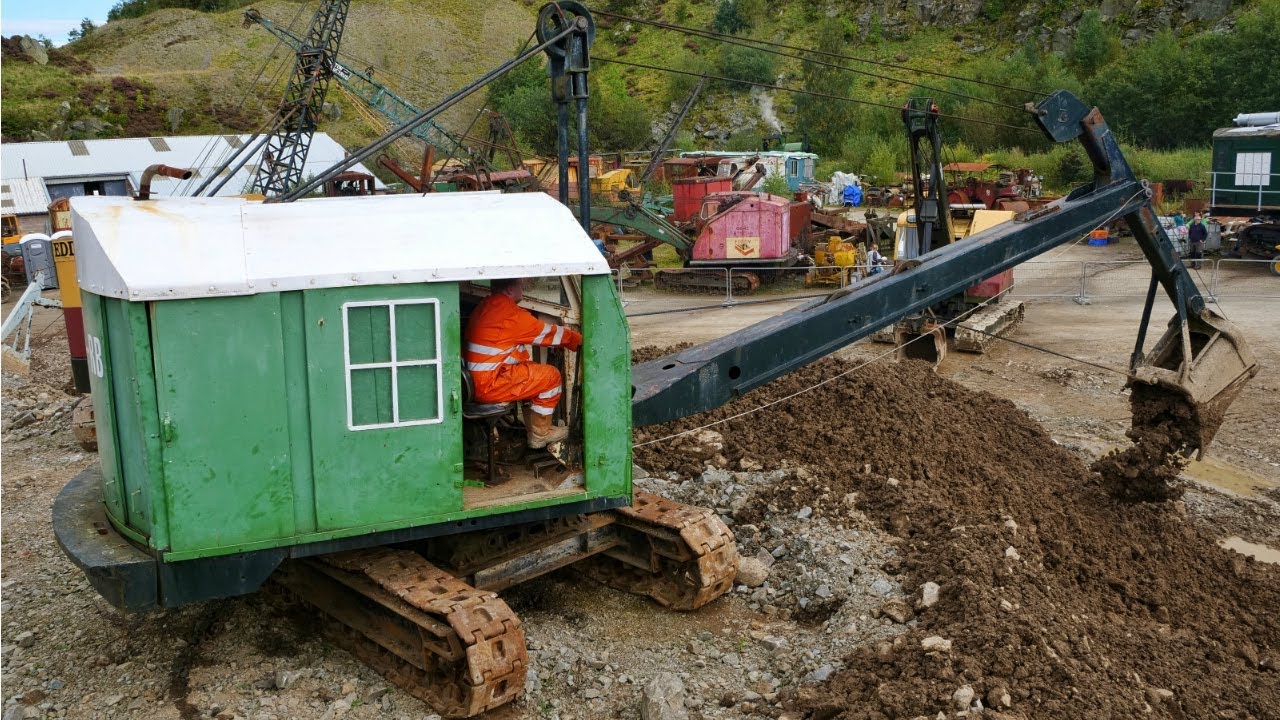 Ruston Bucyrus 19 RB drag shovel - YouTube