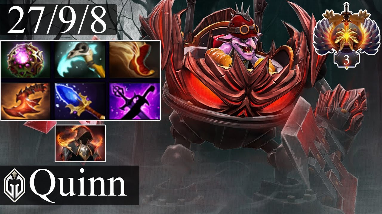 GG.Quinn - Timbersaw | Midlane Gameplay Dota 2 Patch 7.32d - YouTube