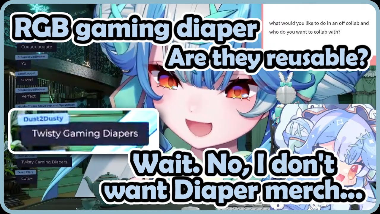 But we want the RGB Gaming Diaper Merch, Twisty [Twisty Amanozako ...