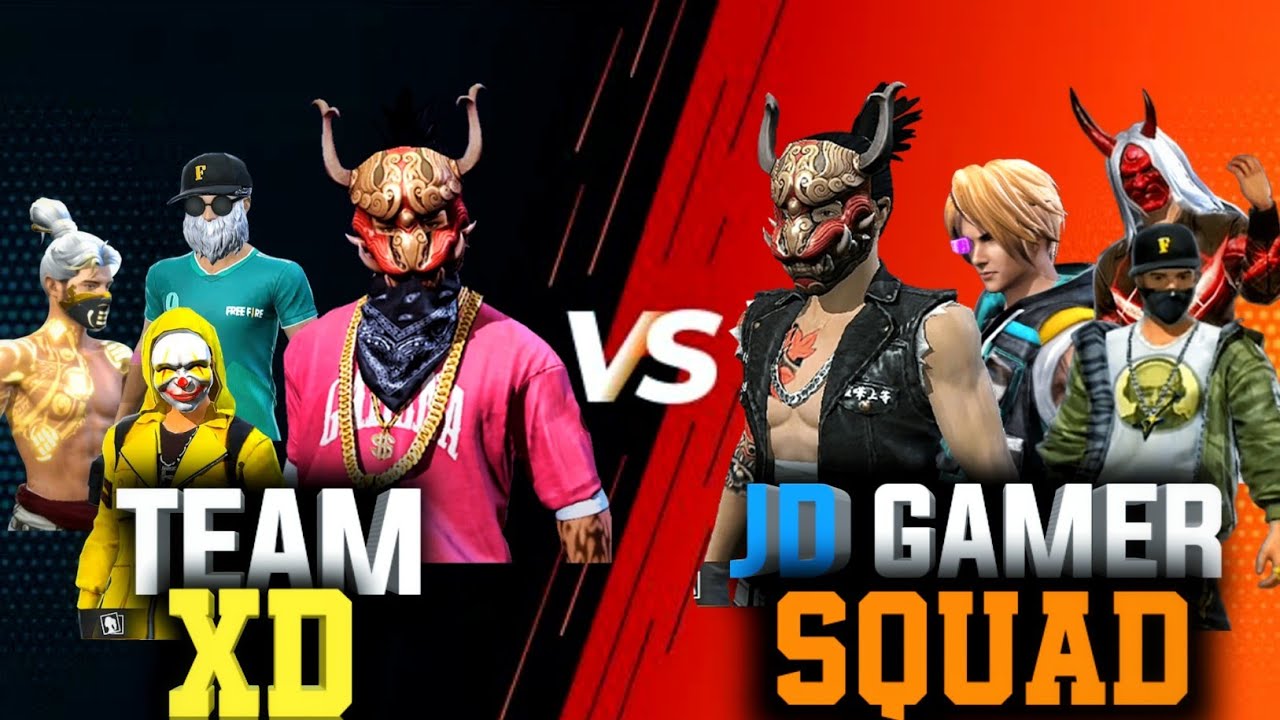 Team XD vs JD gamer squad 🔥 || insane 4v4 ever💯 || must watch || XD JIN ...