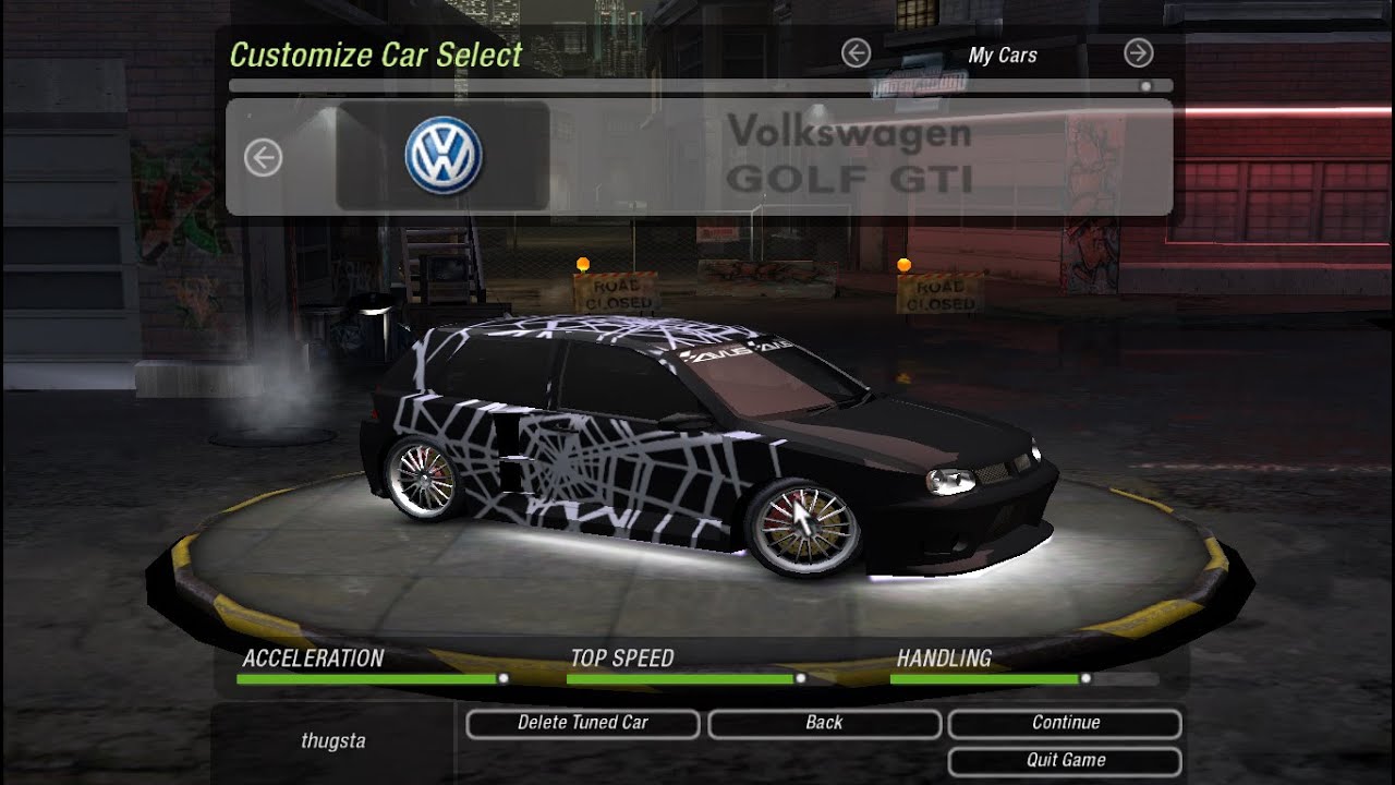 NFS Underground 2 | Volkswagen Golf GTI Customization | NFSU2 - YouTube