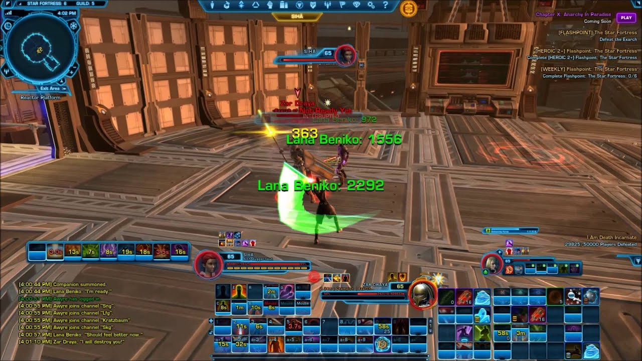 SWTOR Exarch Solo with 192 Gear after Companion Nerf - YouTube