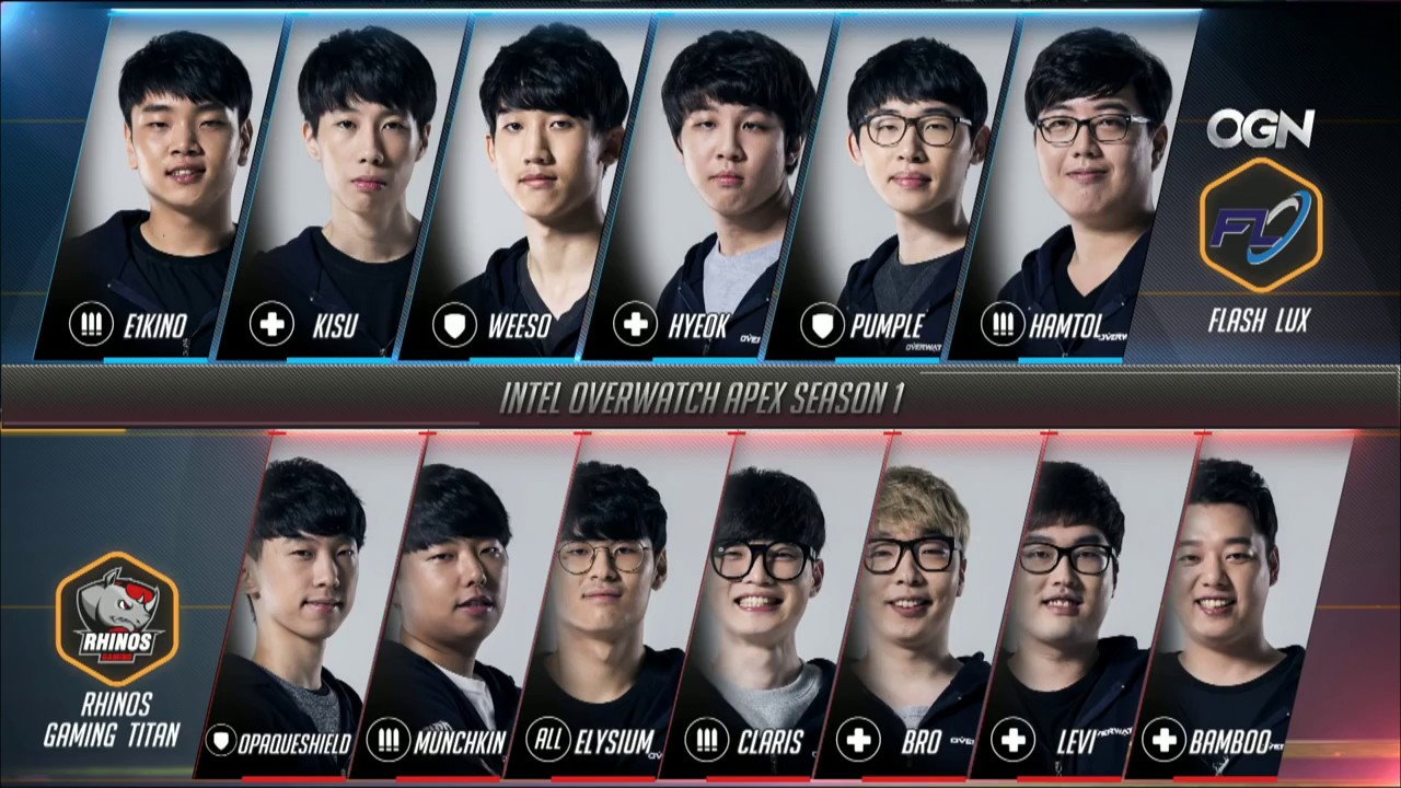 [ENG]Flash Lux VS Rhinos OVERWATCH APEX S1 2016-10-07 - YouTube