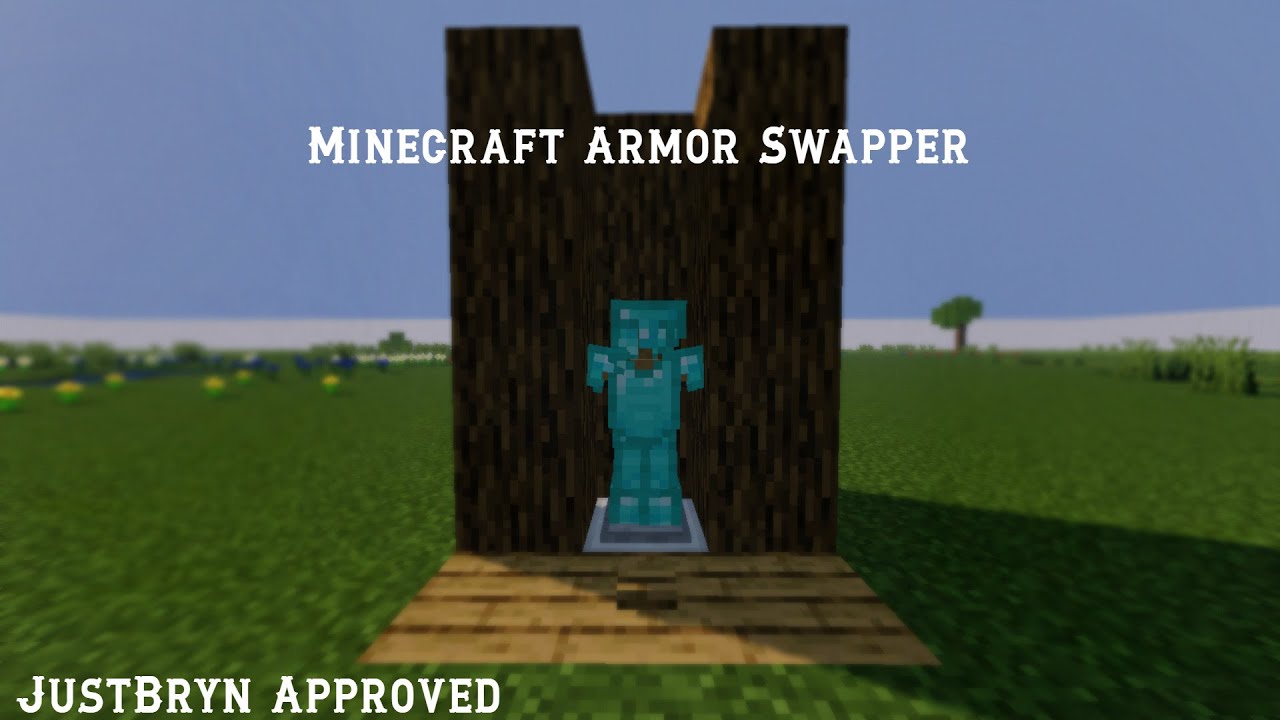 Minecraft Armor Swapper | Easy Redstone Tutorial - YouTube