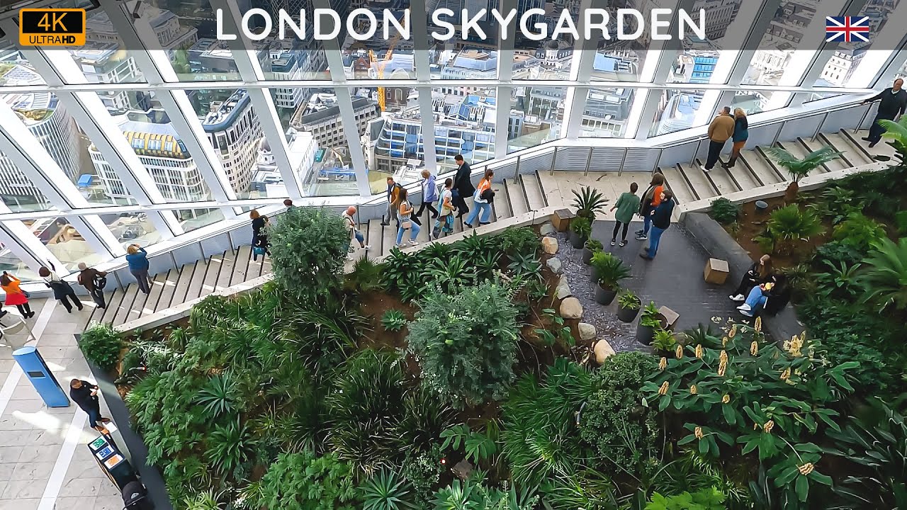 Full Walking Tour of London Skygarden [4K] - YouTube