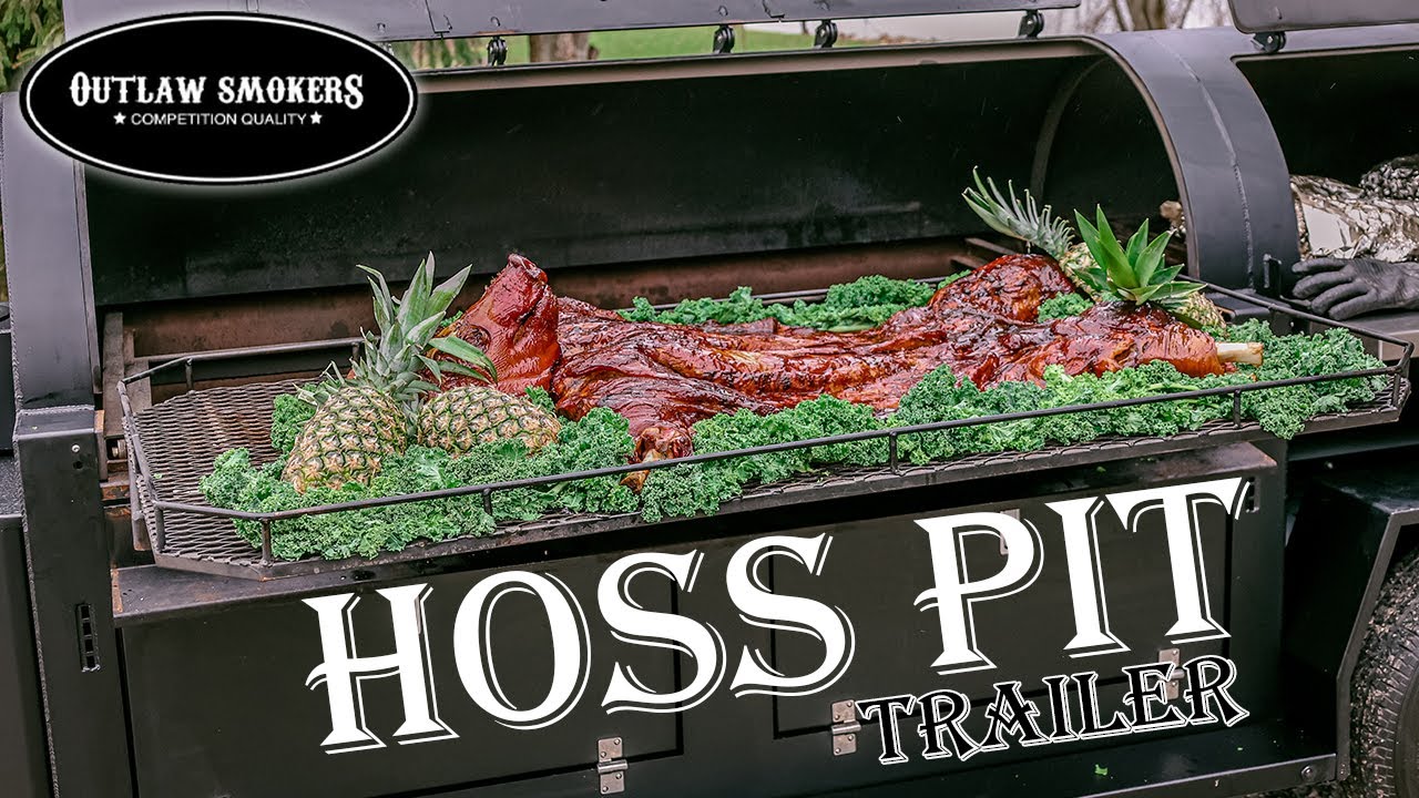 Outlaw BBQ Smokers© — Hoss Pit Trailer - YouTube