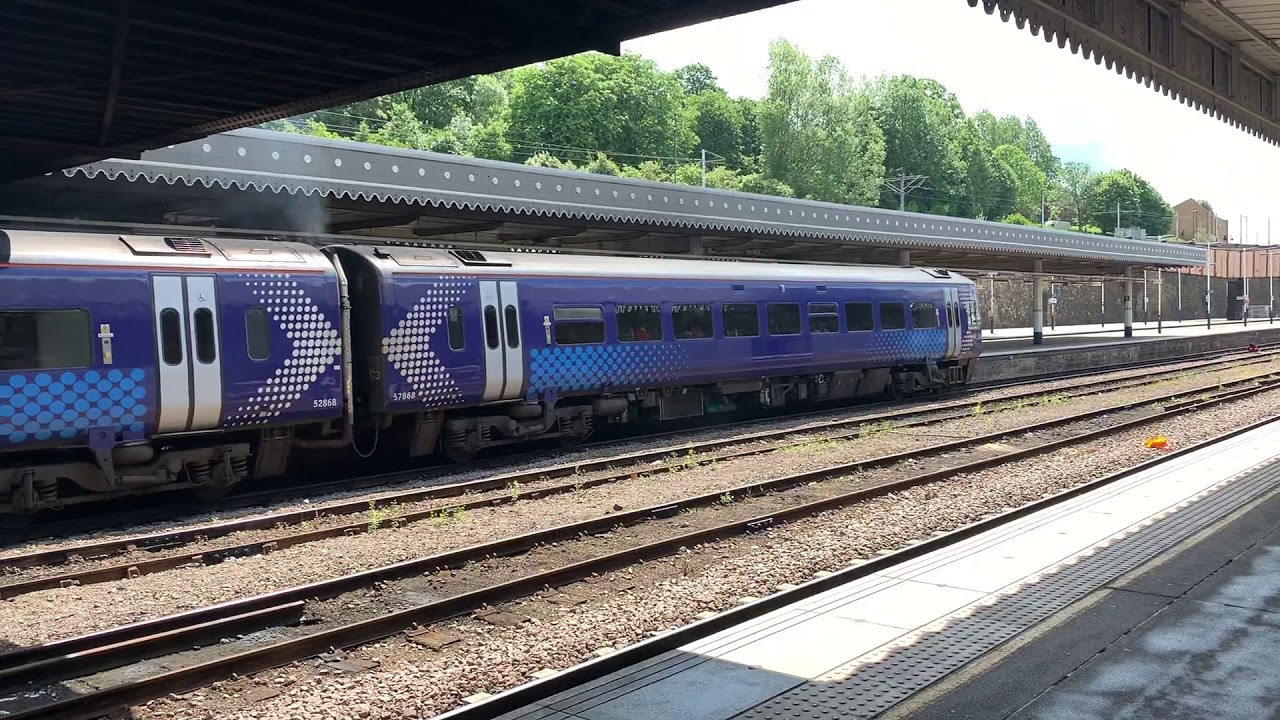 Northern Rail X ScotRail 158868 At Sheffield From Leeds To Nottingham ...