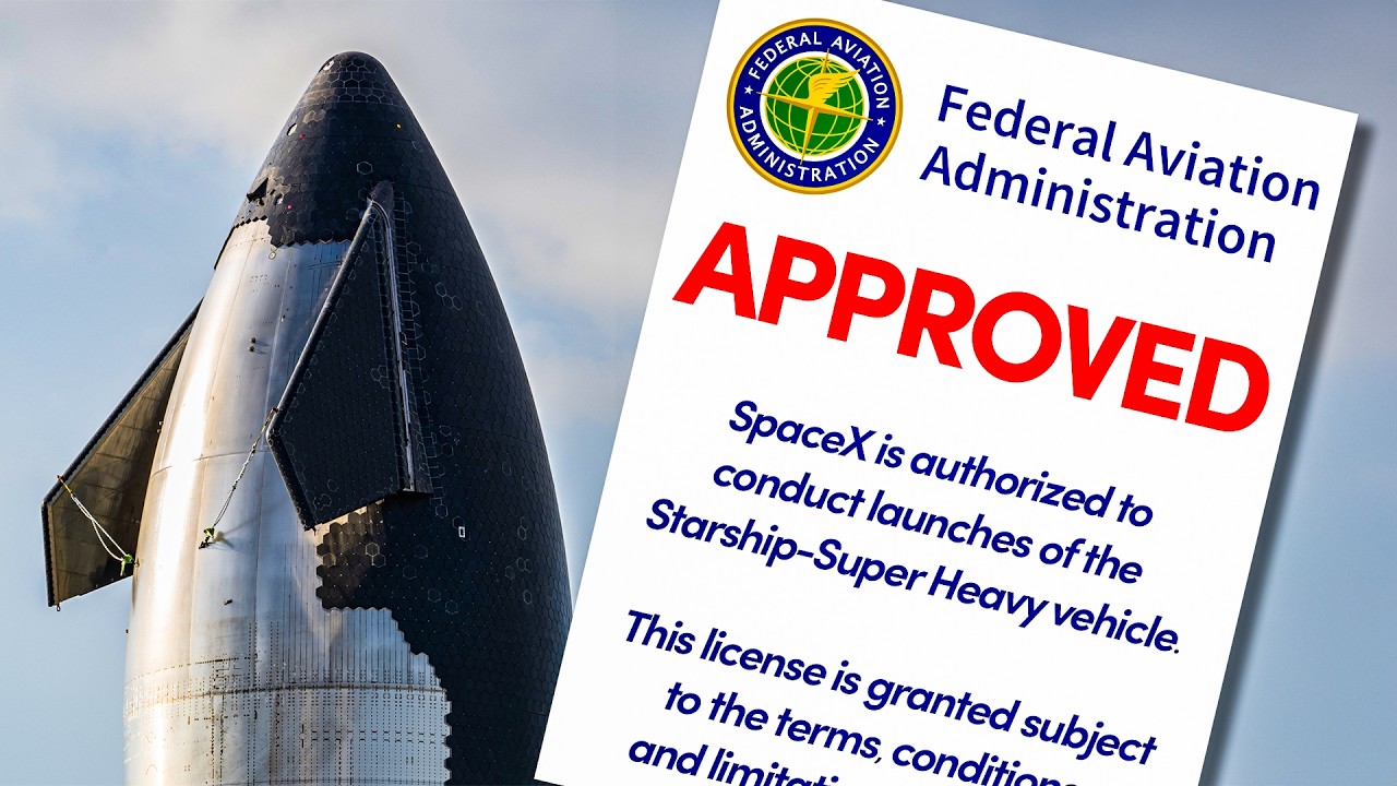 Regulatory Hurdles Cleared: FAA Approves Starship Flight 7 🚀 - YouTube
