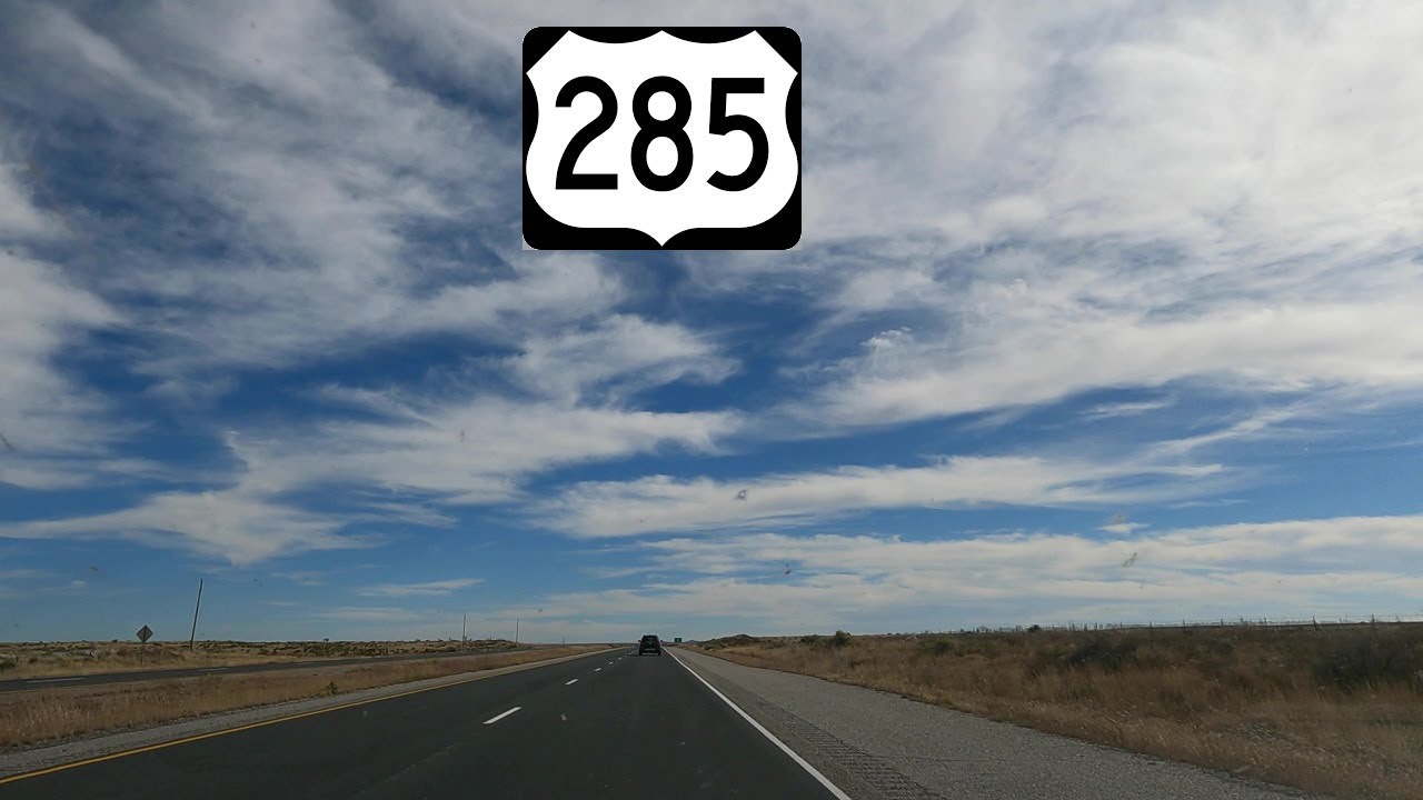 ⁴ᴷ⁶⁰ Driving US Route 285 in Torrance County, New Mexico - YouTube
