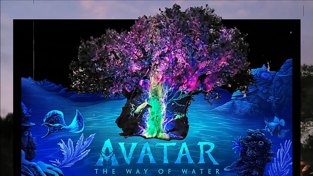 The Tree of Life - Avatar: The Way of Water Projection Show - Disney's ...