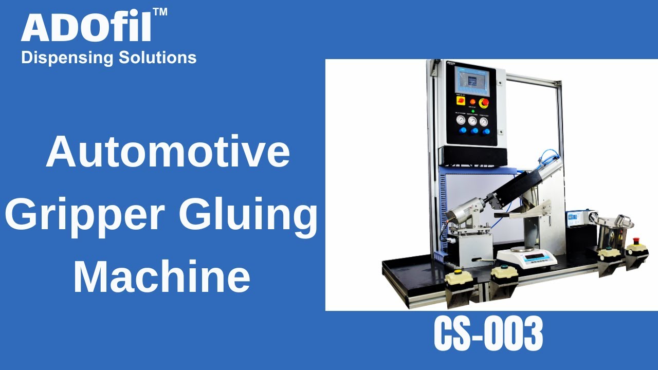 Automotive Gripper Gluing Machine (CS-003) - YouTube