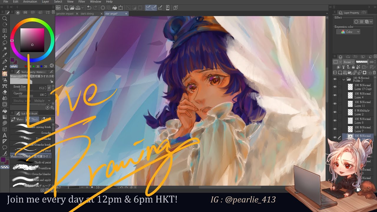 Relaxing drawing session & Chill Music 🎨 (Lofi) - YouTube