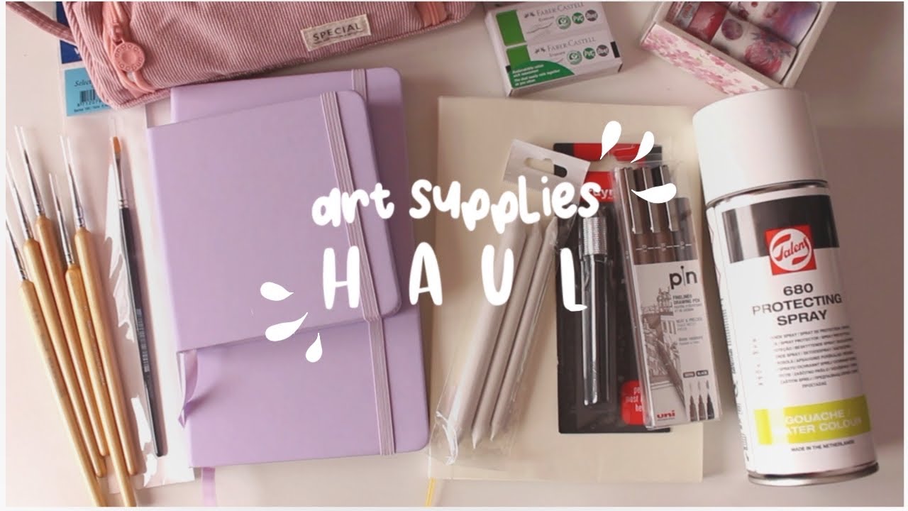 Haul materiales de arte y papelería 🖌️📚 - YouTube