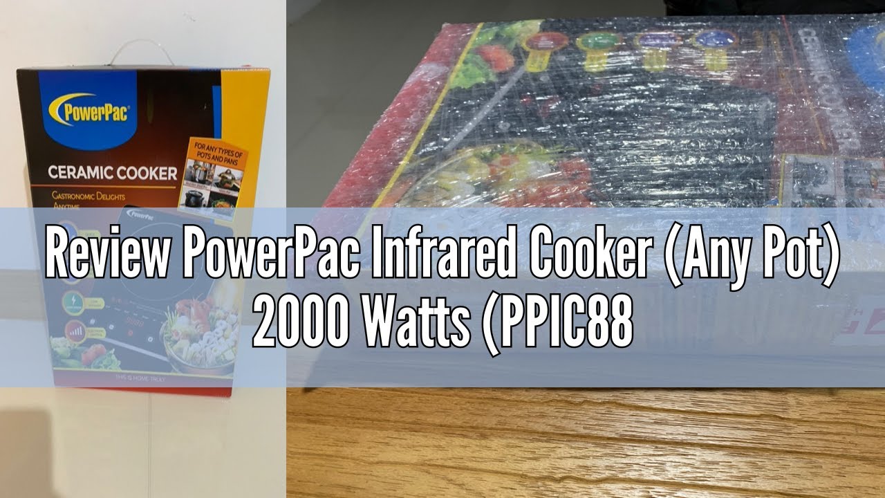 Review PowerPac Infrared Cooker (Any Pot) 2000 Watts (PPIC880) - YouTube