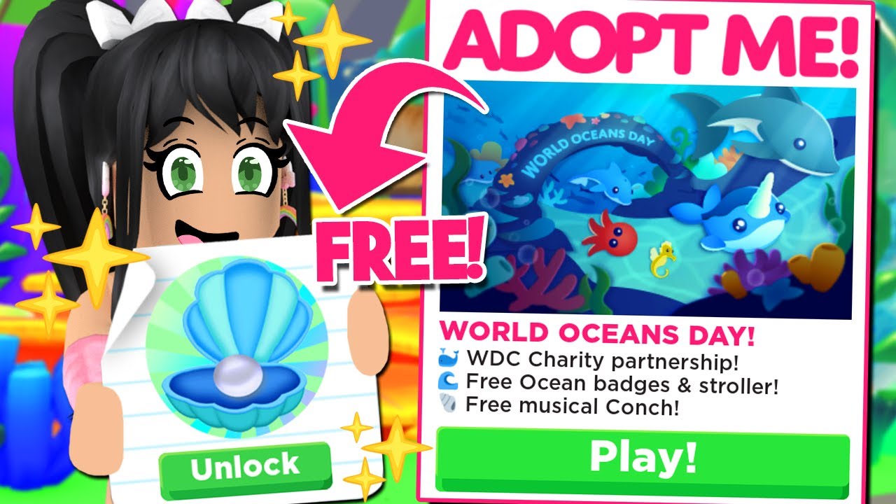 *ITS HERE!* and it's *ALL FREE* ADOPT ME UPDATE (roblox) WORLD OCEANS ...