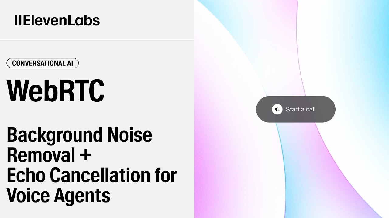 Voice Agents that never get distracted with ElevenLabs Conversational AI and WebRTC - YouTube