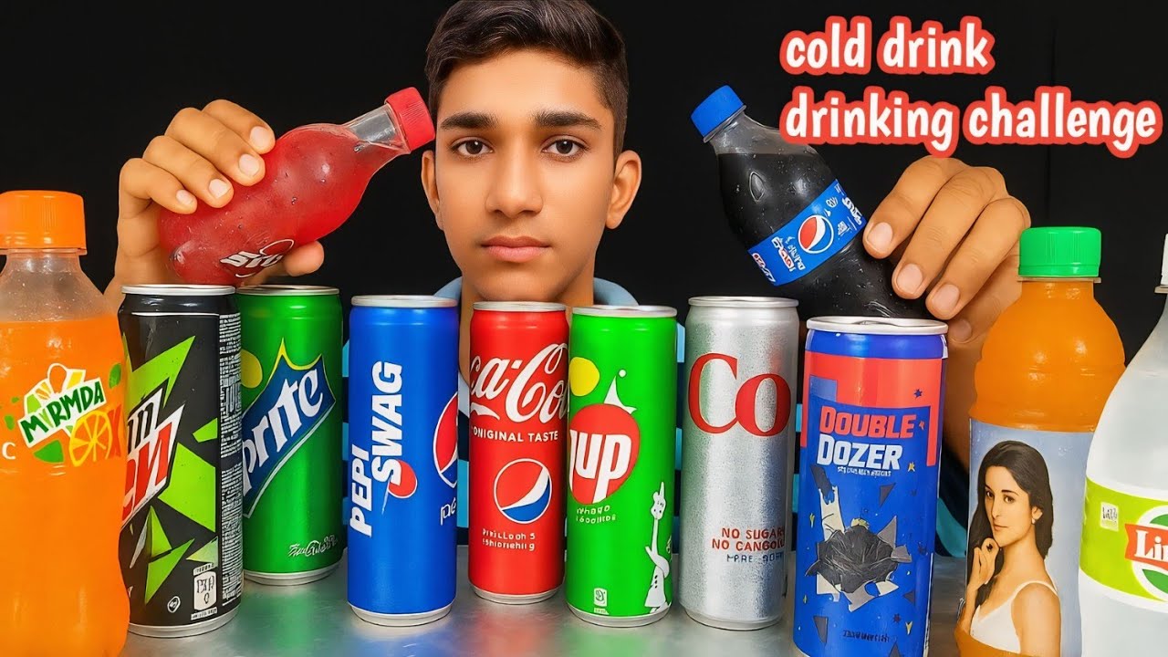 Cold Drink Challenge | Cold Drink Challenge Video | 10 colddrink ak ...