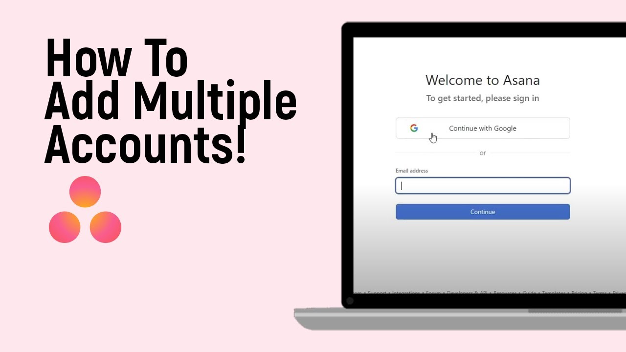 How to Add Multiple Accounts in Asana Account [easy] - YouTube