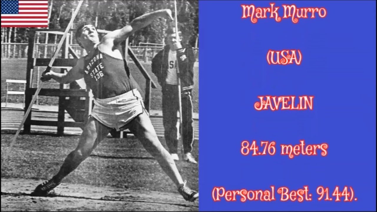 Mark Murro (USA) JAVELIN 84.76 meters (Personal Best: 91.44). - YouTube
