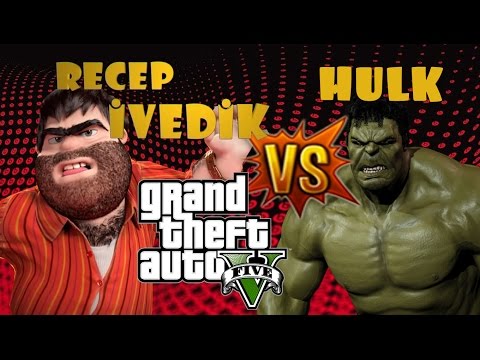 GTA 5 Türk Modları#5 - Recep İvedik vs Hulk