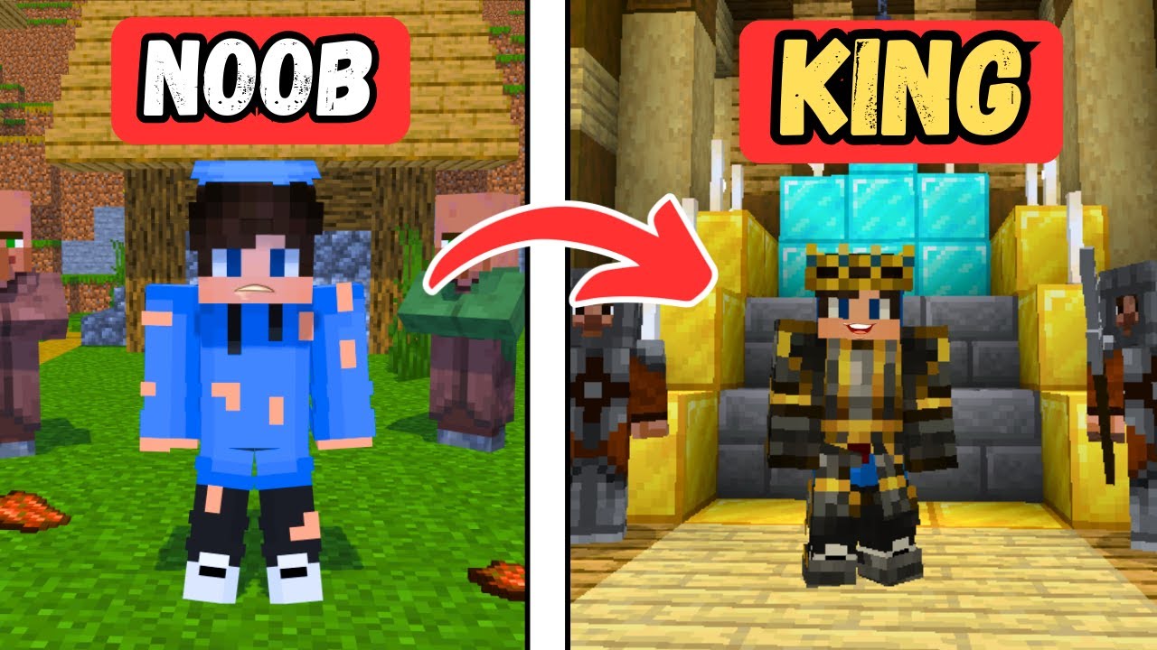 I Become the MOST POWERFUL KING In Minecraft - YouTube