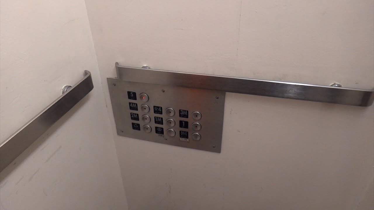 Small Modernized Traction Elevator in the New Stacks at Alderman ...