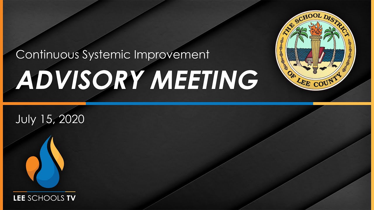 CSI Advisory Meeting: July 15, 2020 - YouTube