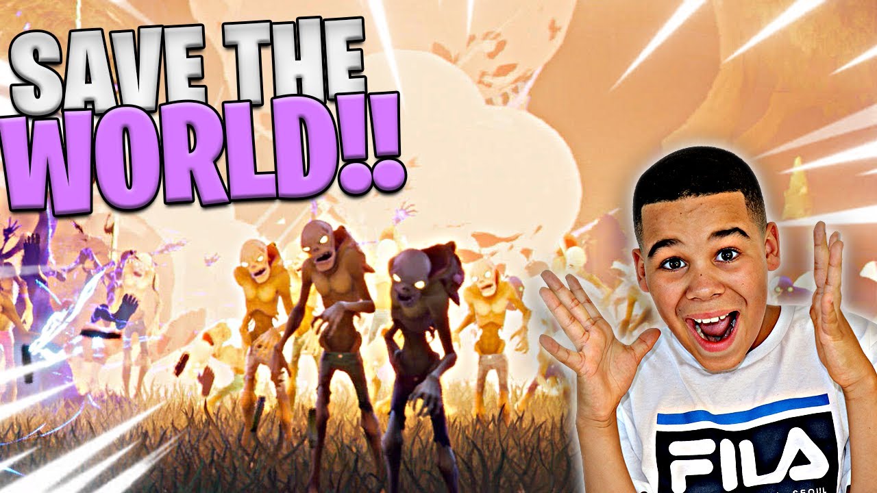 SAVE THE WORLD ZOMBIE ATTACK IN FORNITE - YouTube