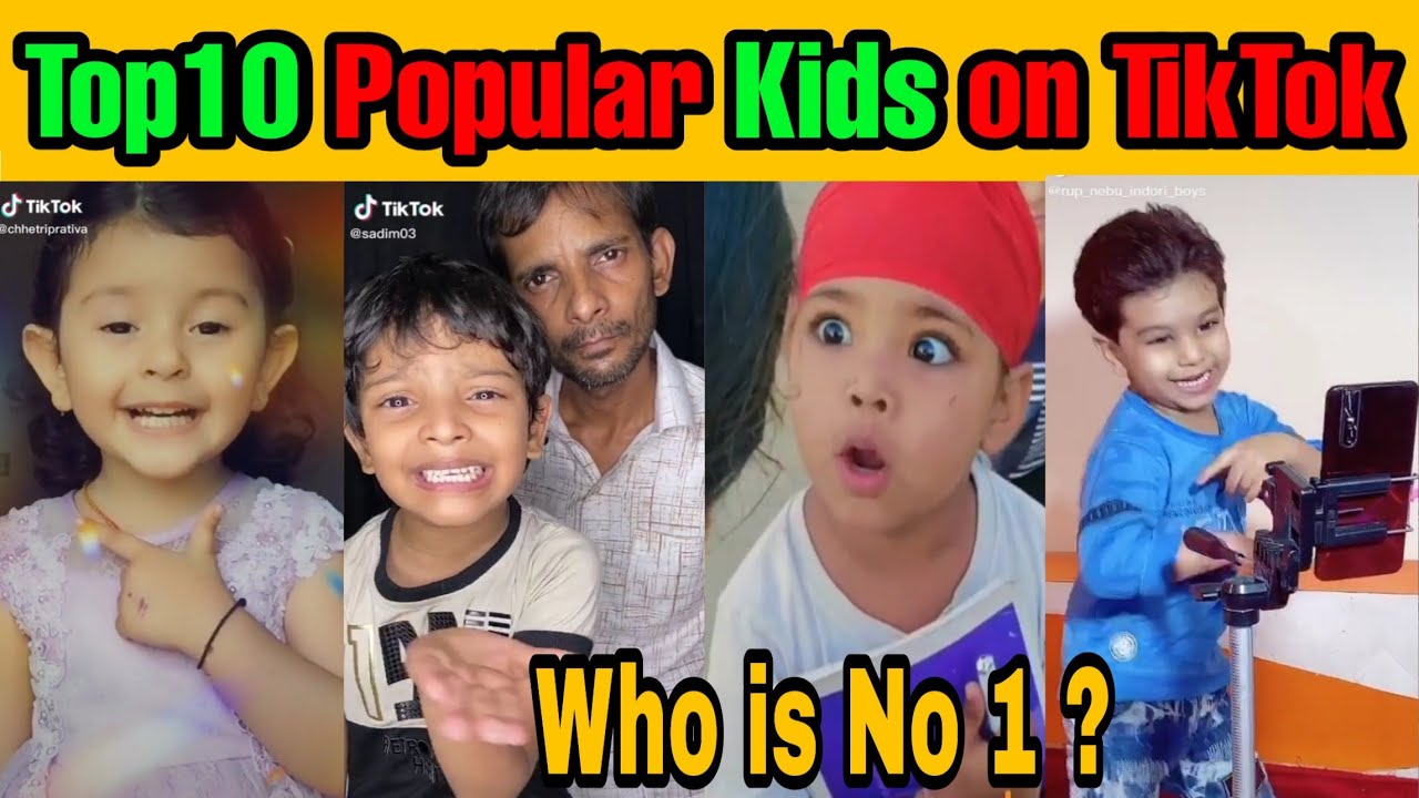 Top10 Famous kids TikTok | Top10 Popular Kids on TikTok | TikTok Kid ...